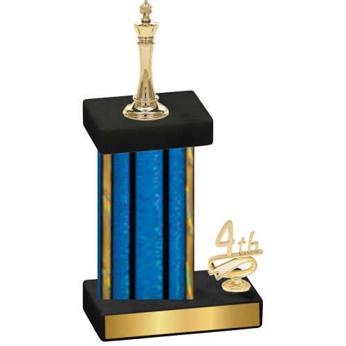 Accented Single Blue Glacier Fourth Place Chess Trophy – Artemis Awards ...